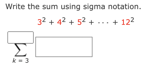 Solved Write the sum using sigma | Chegg.com