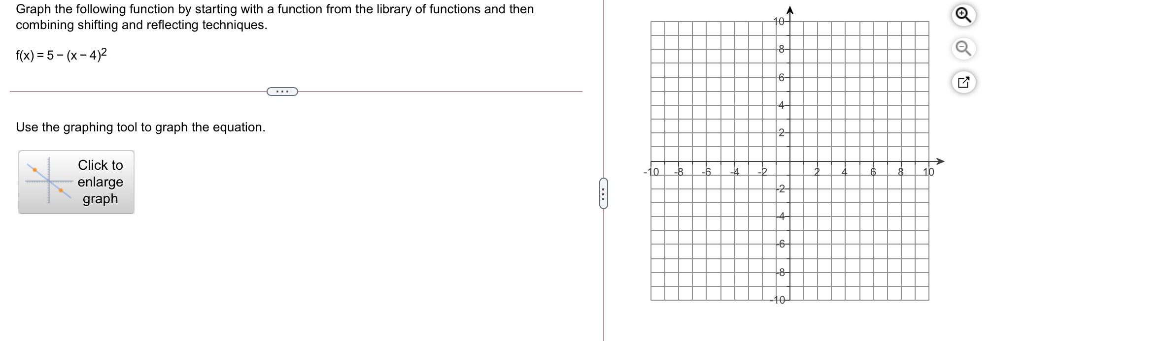 Solved Graph the following function by starting with a | Chegg.com