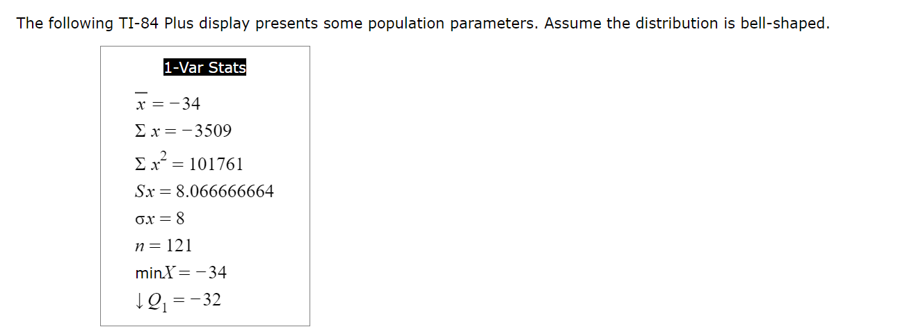 Solved (b) Using the Empirical Rule, between what two values | Chegg.com