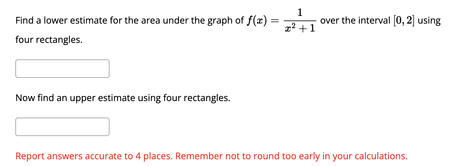 Solved Find a lower estimate for the area under the graph of | Chegg.com