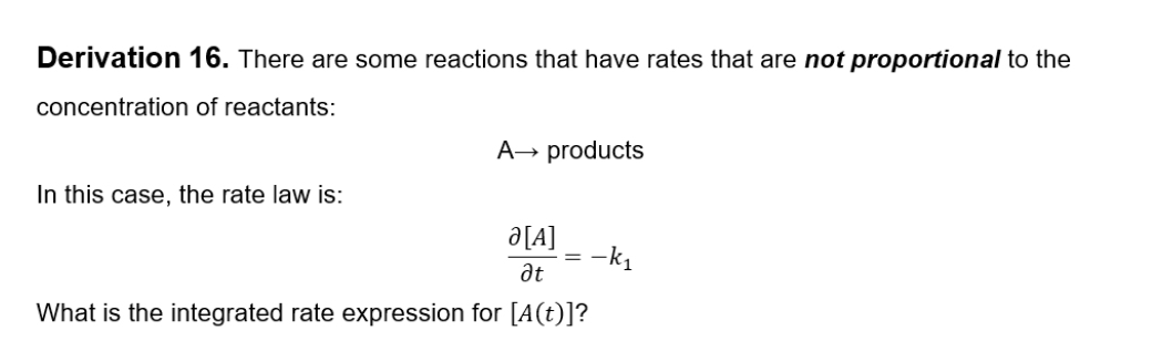 Solved Derivation 16. There are some reactions that have | Chegg.com