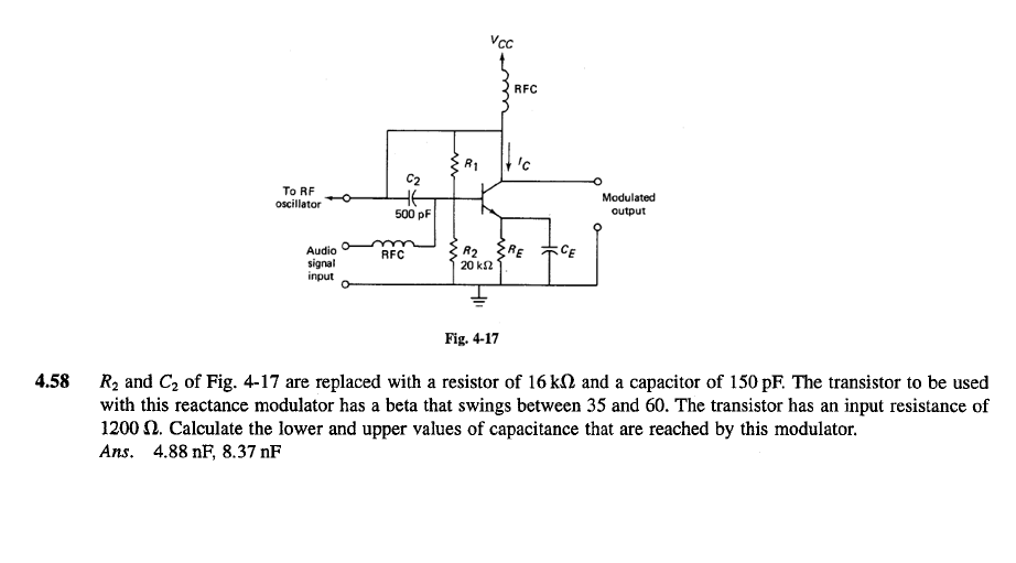 Solved Fig. 4-17 .58 R2 and C2 of Fig. 4-17 are replaced | Chegg.com Solved Fig. 4-17 .58 R2 and C2 of Fig. 4-17 are replaced | Chegg.com