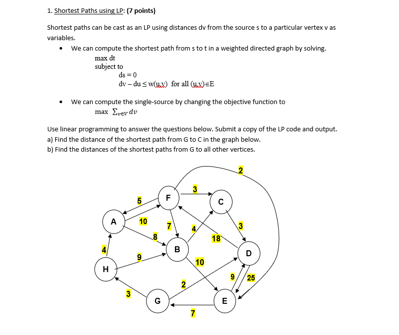 Solved Please Read: This must be done with linear | Chegg.com