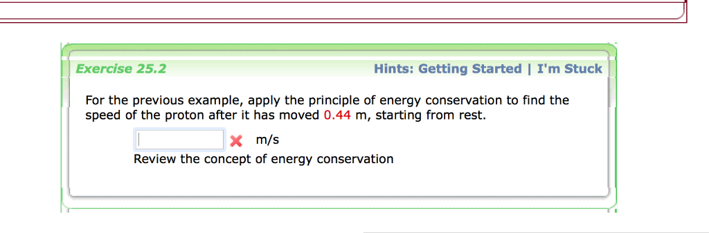 Solved Exercise 25.2 Hints: Getting Started | I'm Stuck | Chegg.com