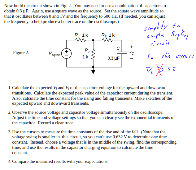 Calculations Please!Now build the circuit shown in | Chegg.com