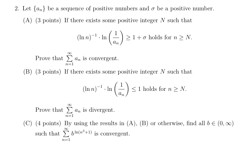 code class="asciimath">Let {a_(n)} ﻿be a sequence of | Chegg.com