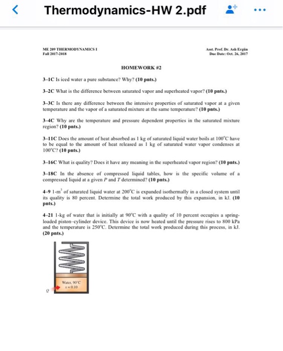 Thermodynamics-Hw2.pdf A-... ME 29 THERMODYNAMICSI | Chegg.com