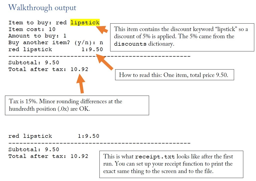 Solved Python Program Setup Copy the starter code: items = | Chegg.com