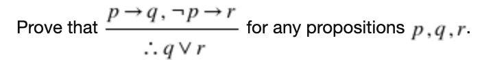 Solved p →9, p Prove that aqur for any propositions p,q,r. | Chegg.com