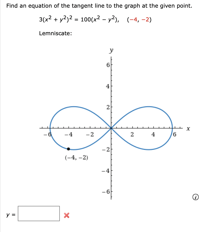 Solved Find an equation of the tangent line to the graph at | Chegg.com