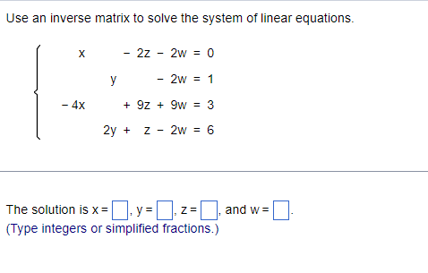Solved Find the inverse of the following matrix M, if | Chegg.com
