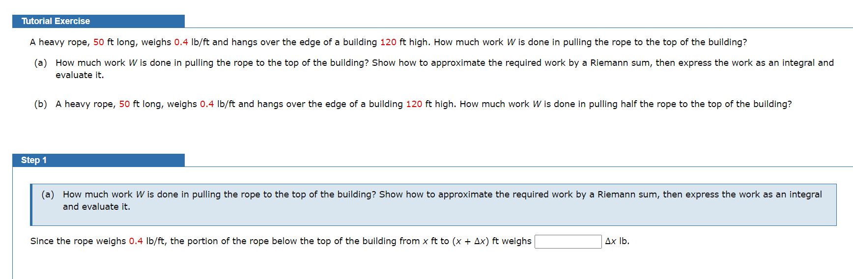 Solved Tutorial Exercise evaluate it.Step 1and evaluate | Chegg.com