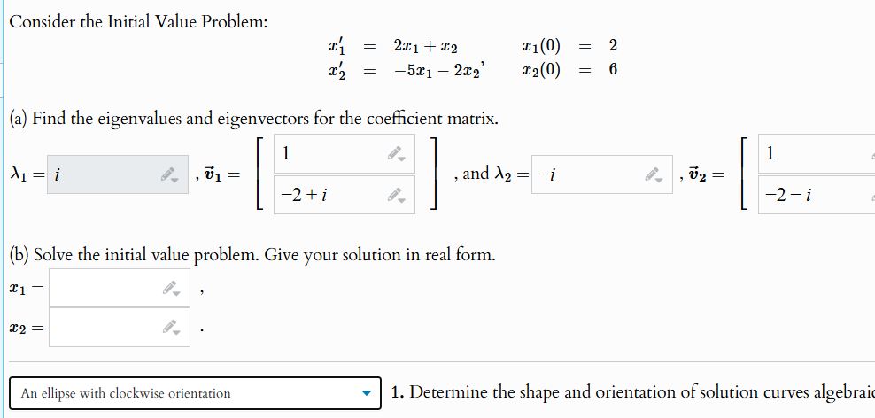 Solved Consider the Initial Value | Chegg.com