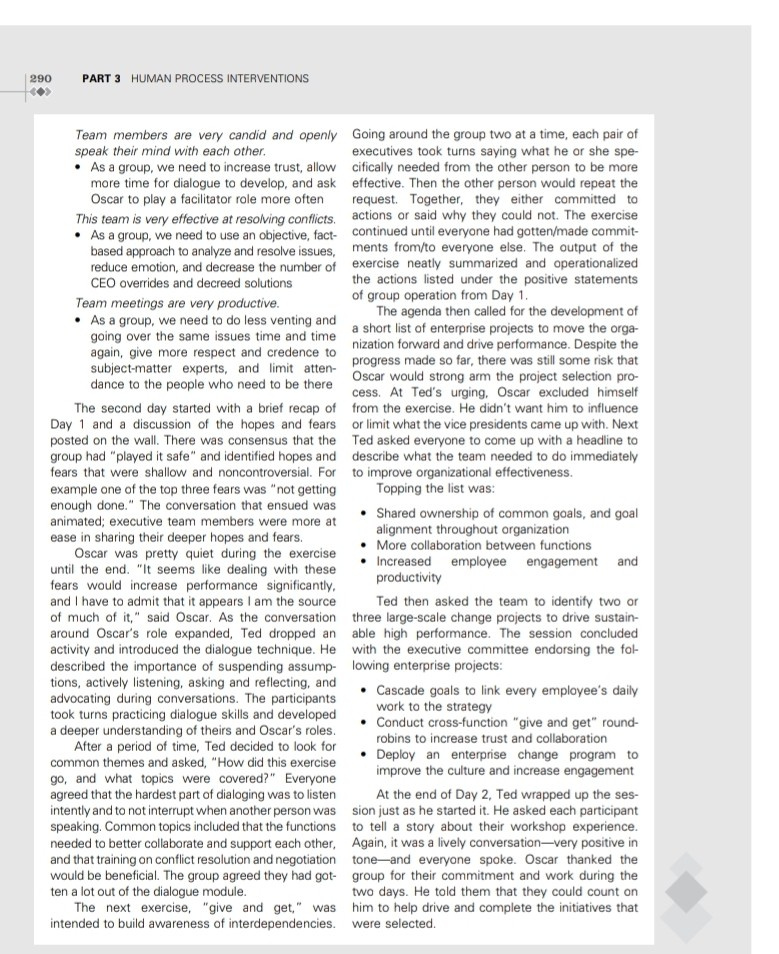 Solved CHAPTER 10 INTERPERSONAL AND GROUP PROCESS APPROACHES | Chegg.com
