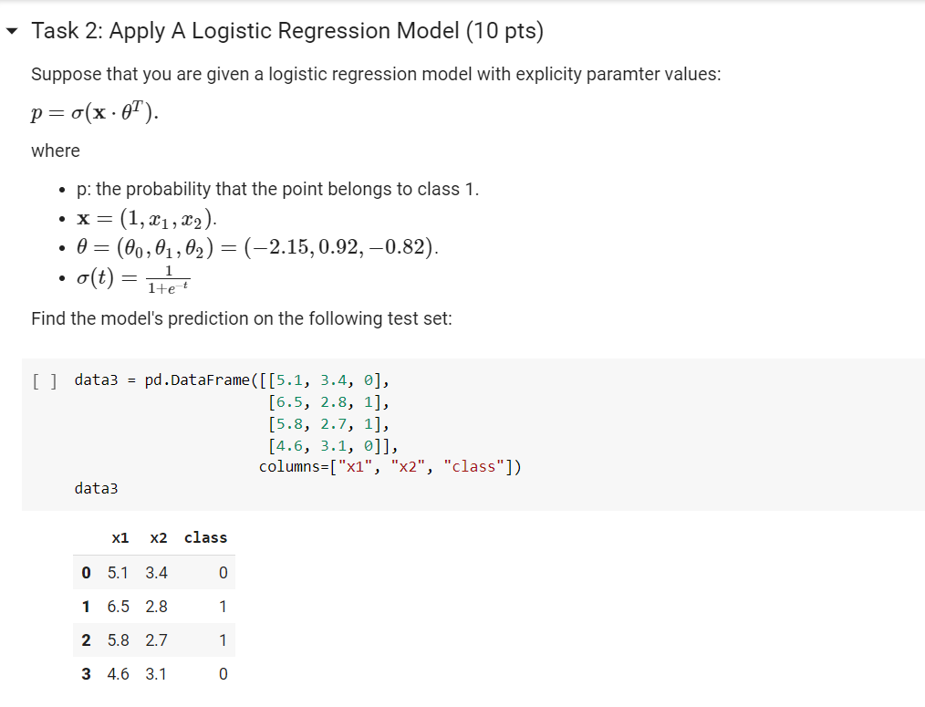Write the code in python. Don't use sklearn. Do | Chegg.com