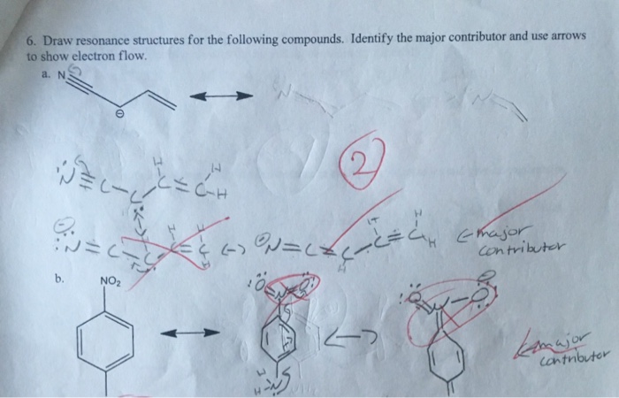 Solved Draw resonance structures for the following | Chegg.com