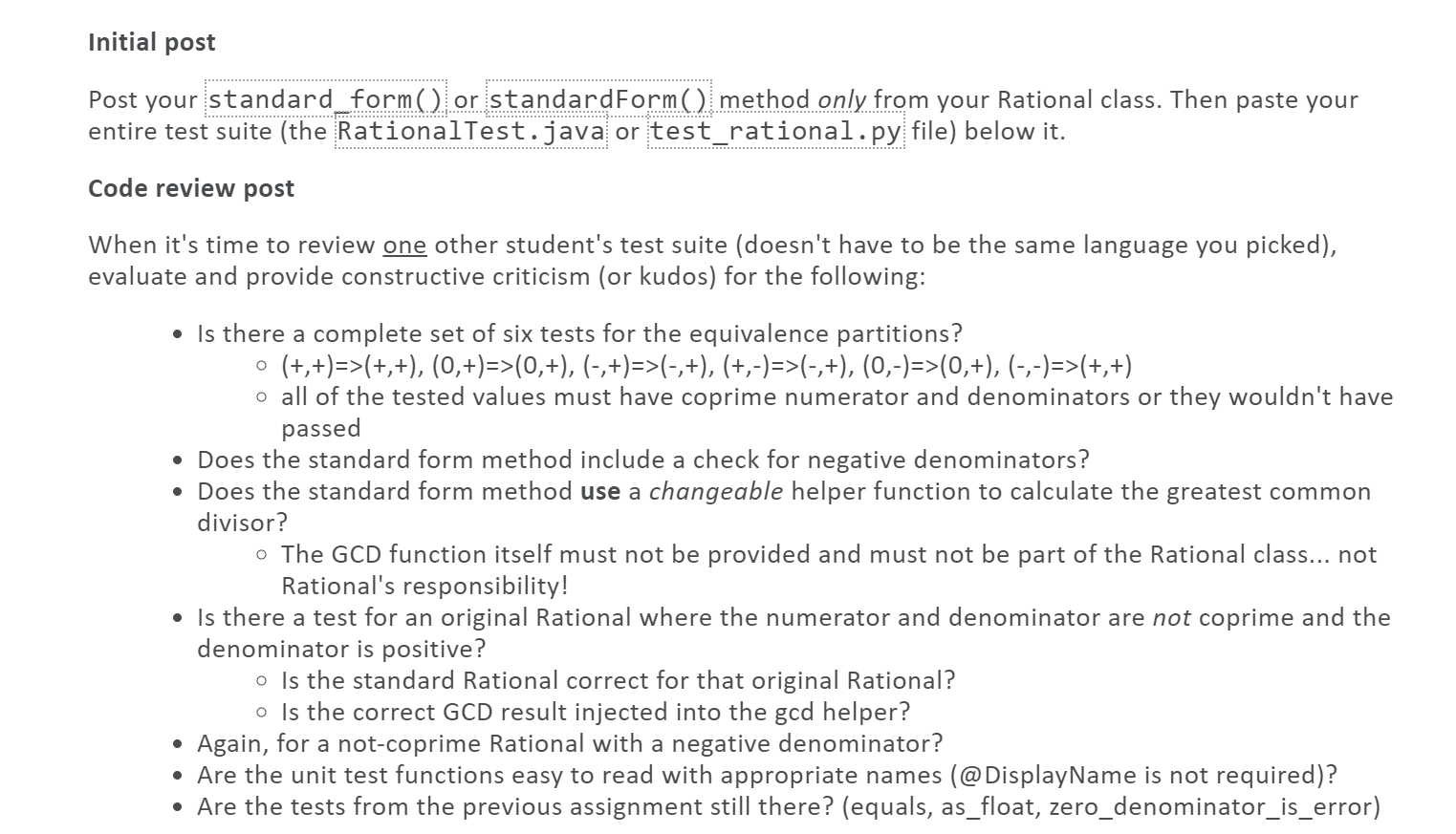 Initial post Post your standard_form() or | Chegg.com