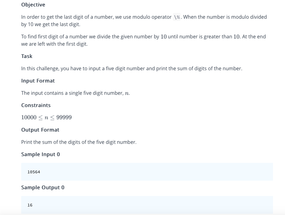 Solved Objective In order to get the last digit of a number, | Chegg.com