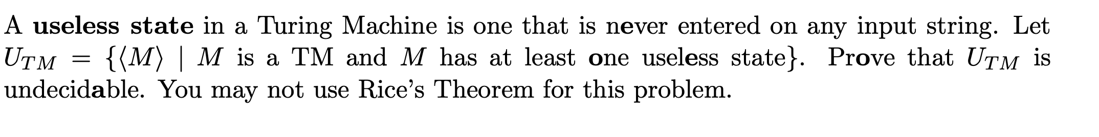 Solved Proving a problem is undecidable by reduction (EASY) | Chegg.com