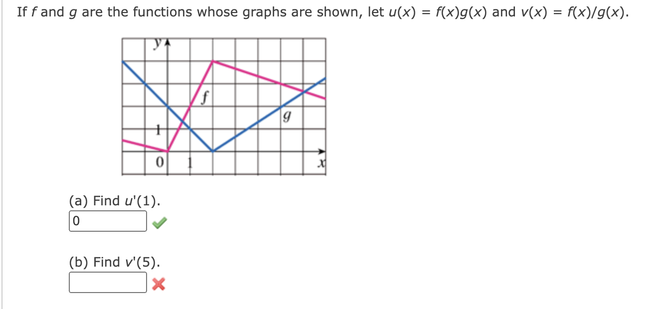 Solved If f and g are the functions whose graphs are shown, | Chegg.com