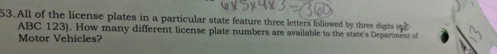 Solved 53 All Of The License Plates In A Particular State Chegg solved-53-all-of-the-license-plates-in-a-particular-state-chegg