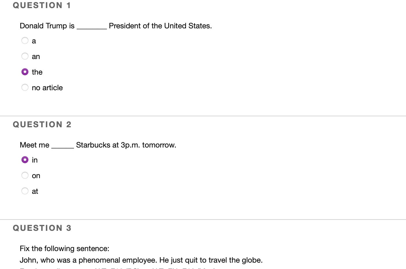 Solved QUESTION 1 Donald Trump is President of the United | Chegg.com