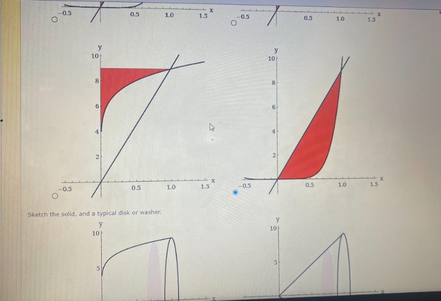 Solved Find the volume V of the solid obtained by rotating | Chegg.com