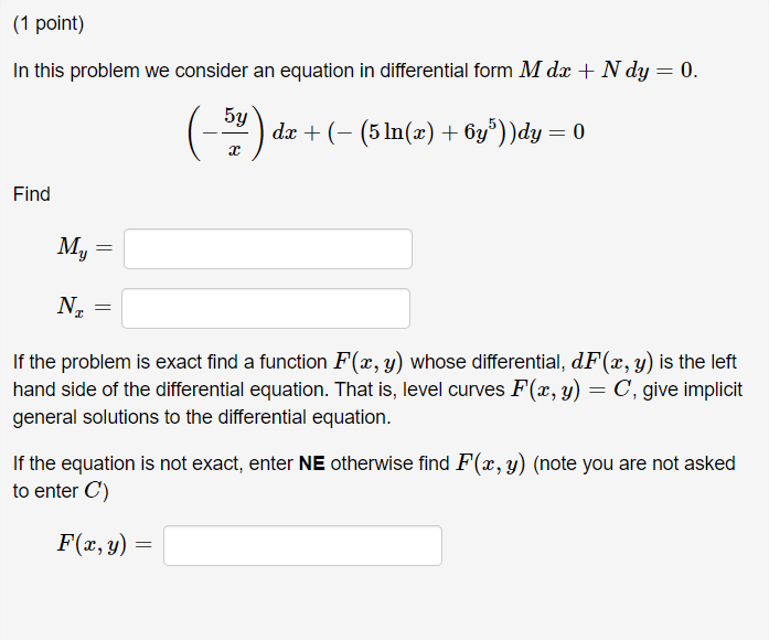 In this problem we consider an equation in | Chegg.com