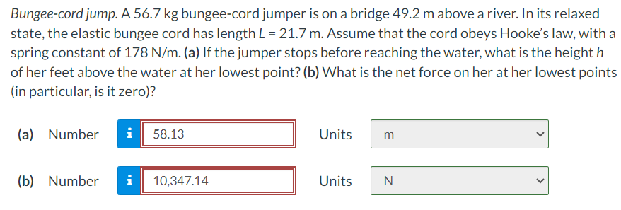 Solved Bungee-cord jump. A 56.7 kg bungee-cord jumper is on | Chegg.com