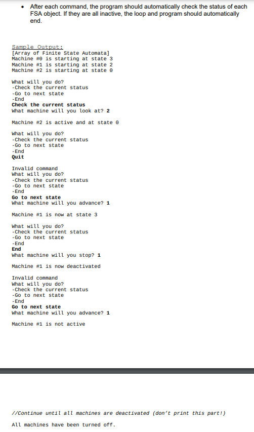 Solved Assignment 7b Multiple Finite State Automata Custom 0136