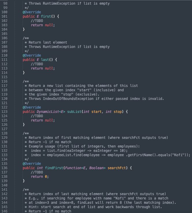 Solved Please complete the parts shown as "TODO" | Chegg.com