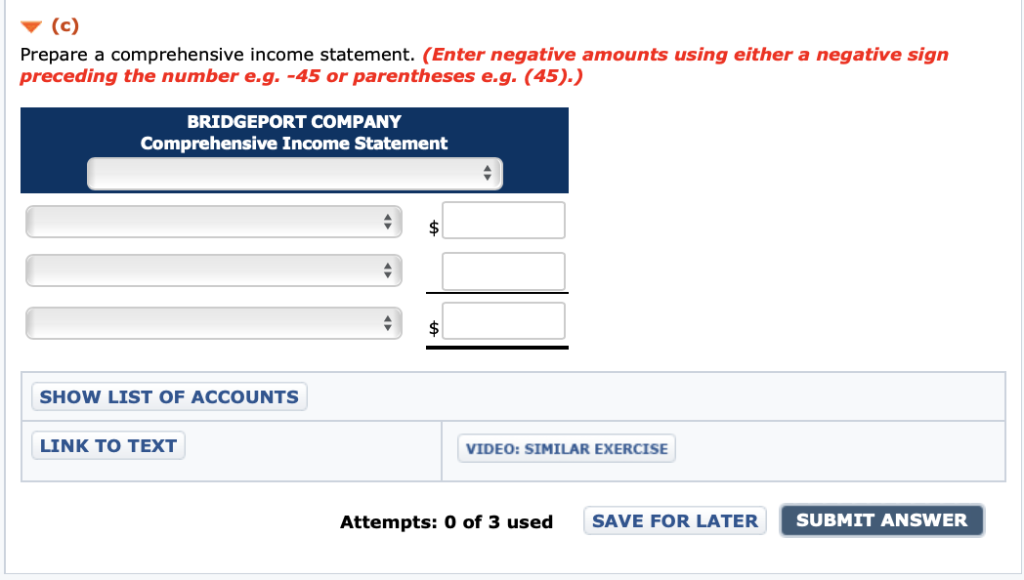 Solved Exercise 5-10 a-c (Part Level Submission) (Video) In | Chegg.com