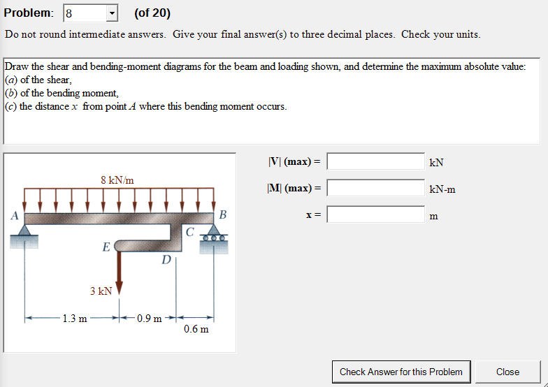Solved Problem: (of 20) Do not round intermediate answers. | Chegg.com