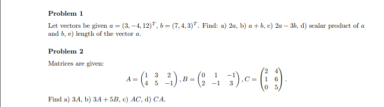 Solved Question 2 C) AC d) CA Explain it step by step | Chegg.com