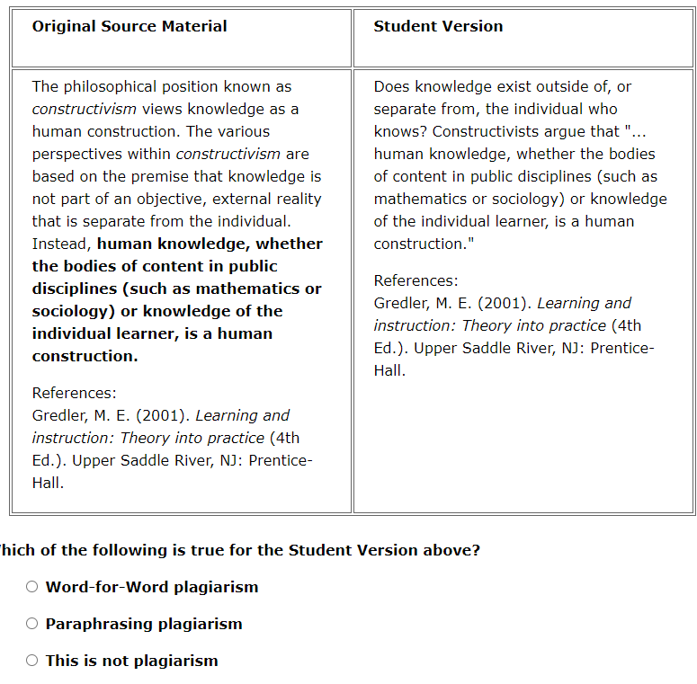 Solved Original Source Material Student Version The | Chegg.com