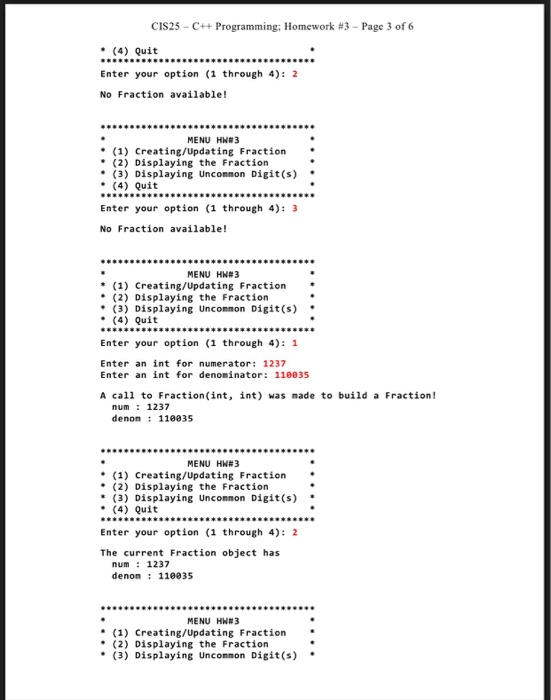 CIS25-C++ Programming: Homework #3-Page 2 of 6 1. | Chegg.com