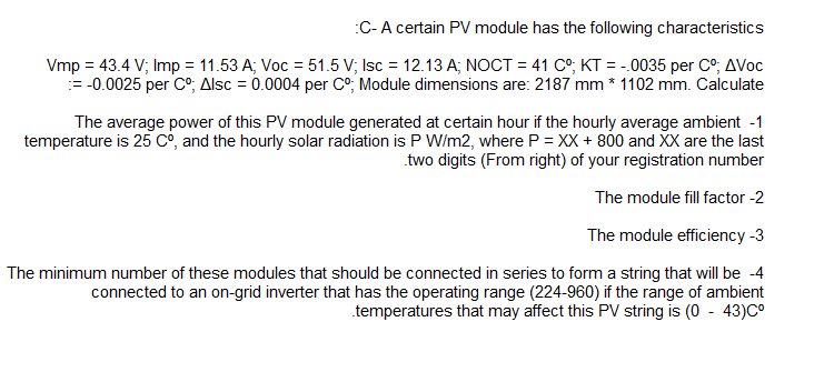 Solved A- A battery bank is constructed of 6 strings, each | Chegg.com