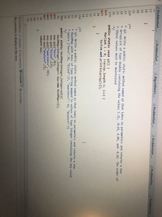 Solved ProblemSet... ProblemSet D Algorithms 1... | Chegg.com