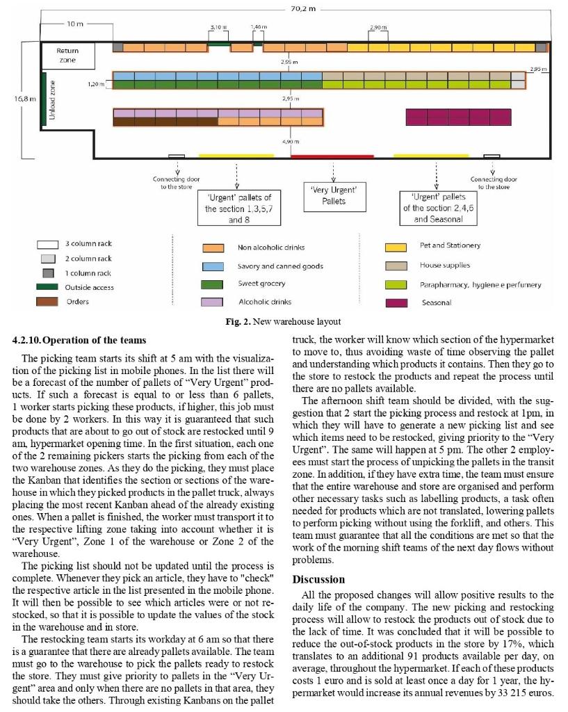 Solved Restructuring picking and restocking processes on a | Chegg.com