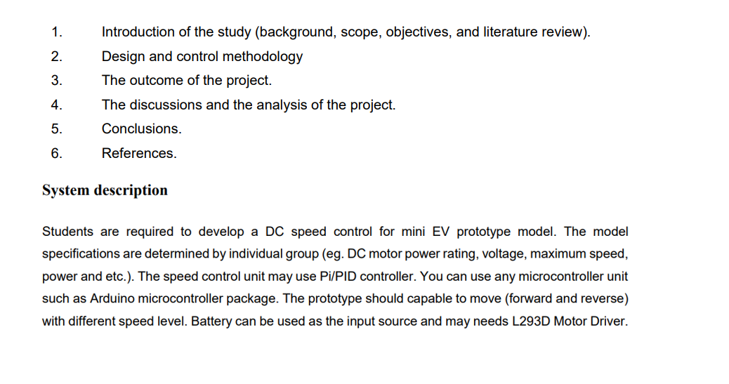 Solved 1. Introduction of the study (background, scope, | Chegg.com