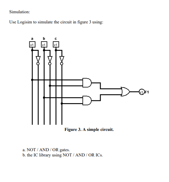 Solved Simulation: Use Logisim to simulate the circuit in | Chegg.com Solved Simulation: Use Logisim to simulate the circuit in | Chegg.com