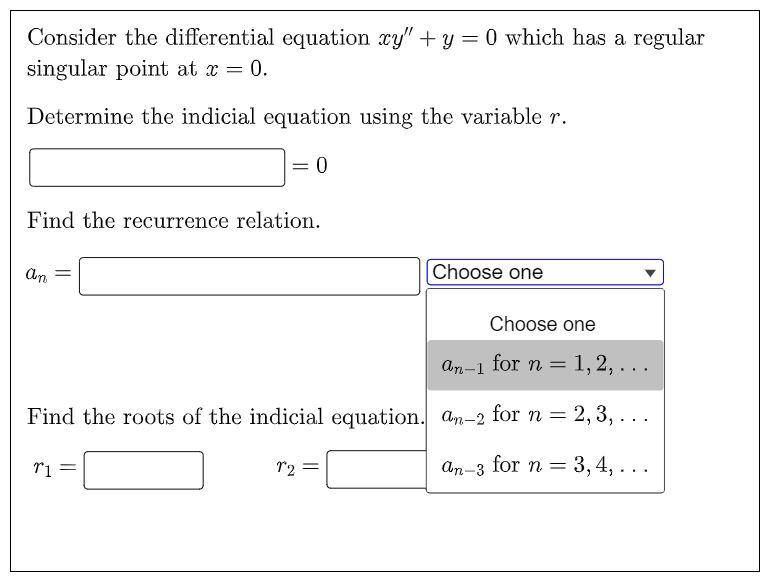 Solved Consider the differential equation xy′′+y=0 which has | Chegg.com