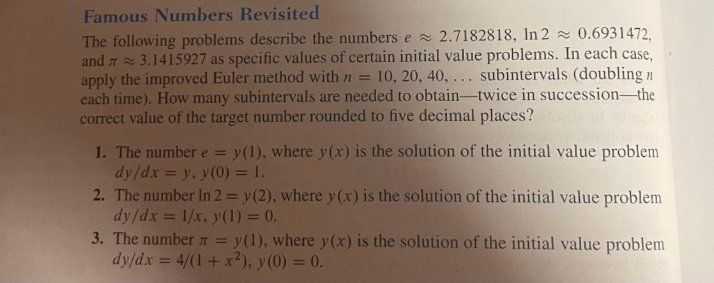 Solved I need help solving these 3 problems using the | Chegg.com