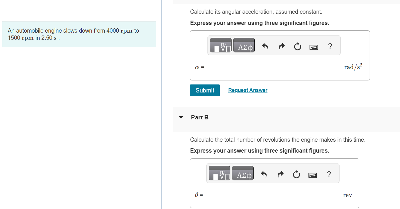 Solved Calculate its angular acceleration, assumed constant. | Chegg.com
