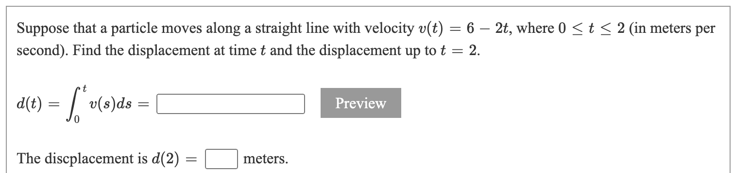 Solved Suppose that a particle moves along a straight line | Chegg.com