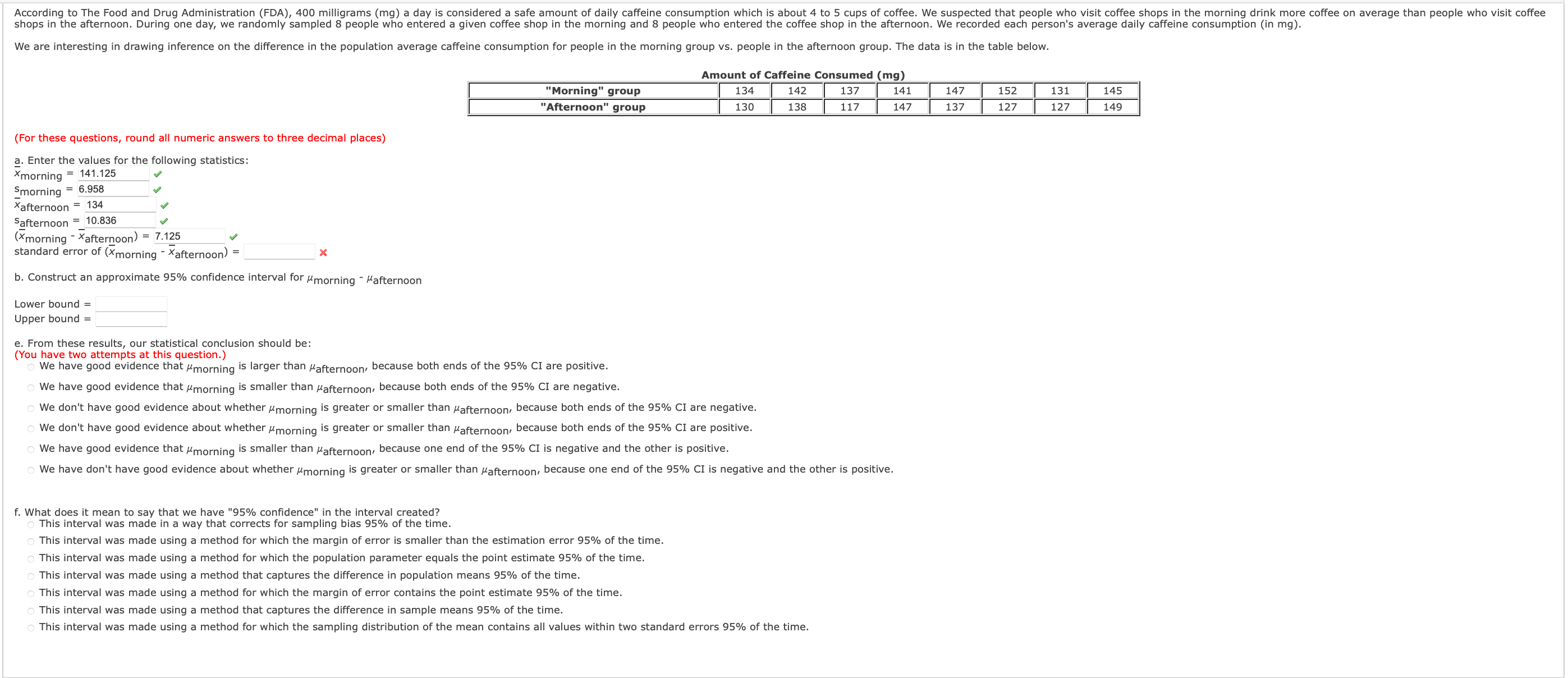 Solved (For these questions, round all numeric answers to | Chegg.com