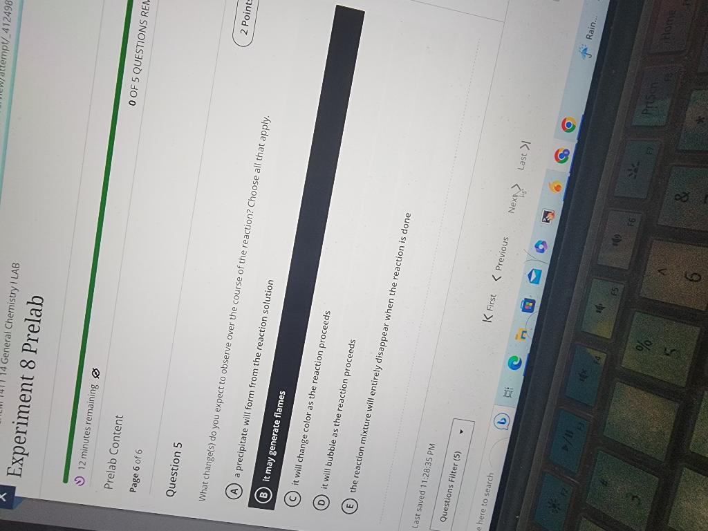 Solved Experiment 8 Prelab | Chegg.com
