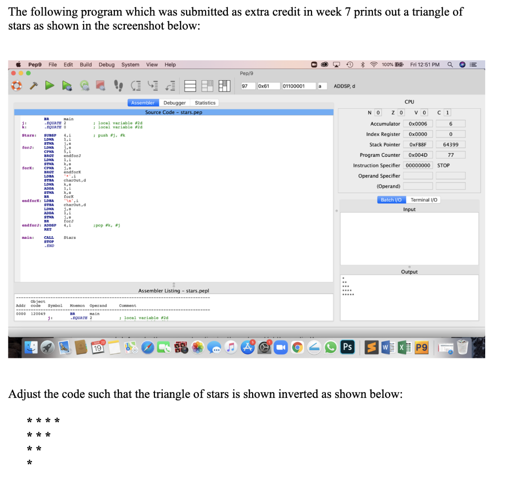 Solved The following program which was submitted as extra | Chegg.com