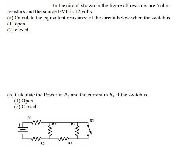 Solved In the circuit shown in the figure all resistors are | Chegg.com