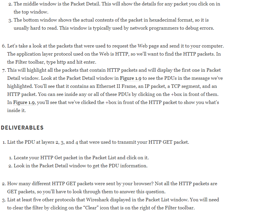 Solved SEEING THE PDUS IN YOUR MESSAGES We talked about how | Chegg.com